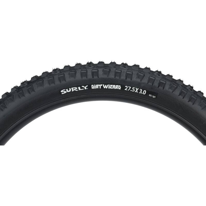 Surly Dirt Wizard folding tire, 27.5x3.00", 75-584, 60TPI, tubeless r
